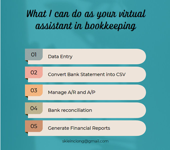Be your virtual assistant in bookkeeping using xero by Arjanemay | Fiverr