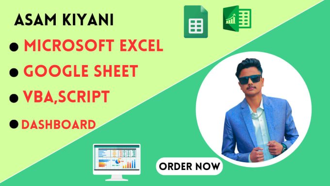 Create microsoft excel spreadsheets, vba, functions, formulas expert by ... Create microsoft excel spreadsheets, vba, functions, formulas expert by ...