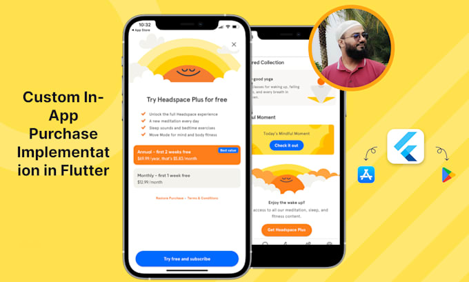 Customize and implement in app purchases in flutter by Raseldev | Fiverr