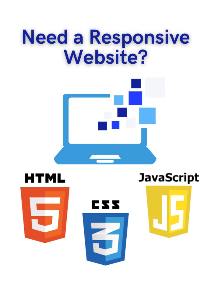 Code Html Css And Javascript Responsive Webpages By Hammadmustafa32 Fiverr