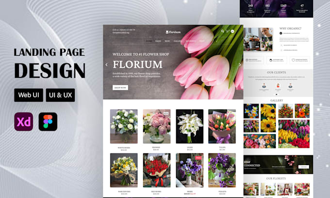 Do creative professional responsive landing page design by Irfanareeham ...