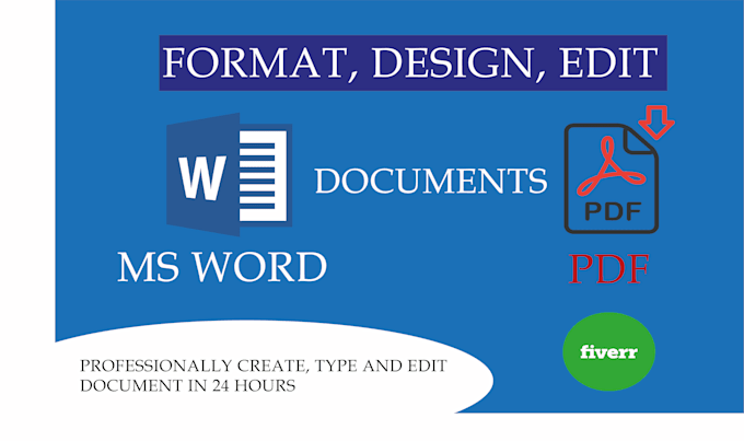 Professionally edit design and format microsoft word document by ...