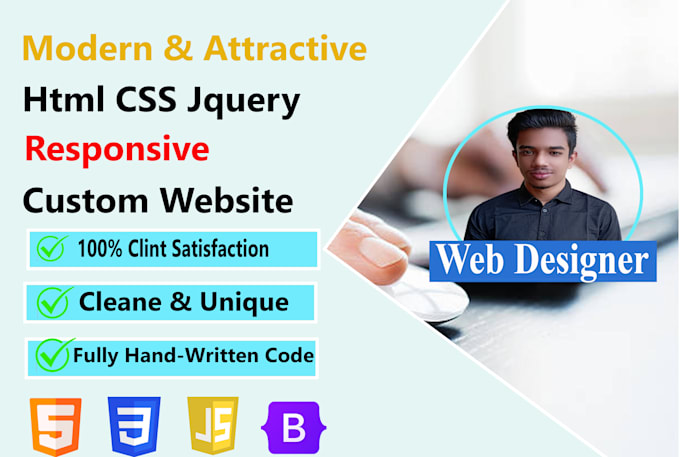 Do awesome landing page design by Chowdhurysanaul | Fiverr
