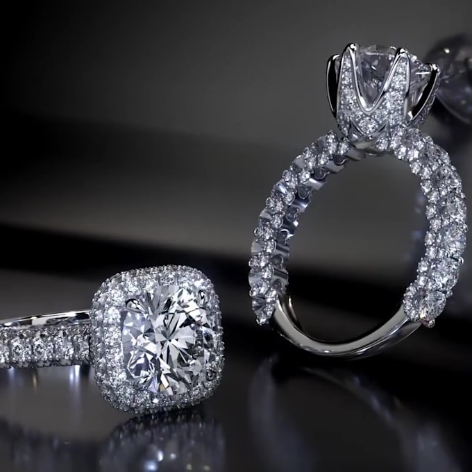 Make custom 3d jewelry animation, jewelry modeling, ring design and ...