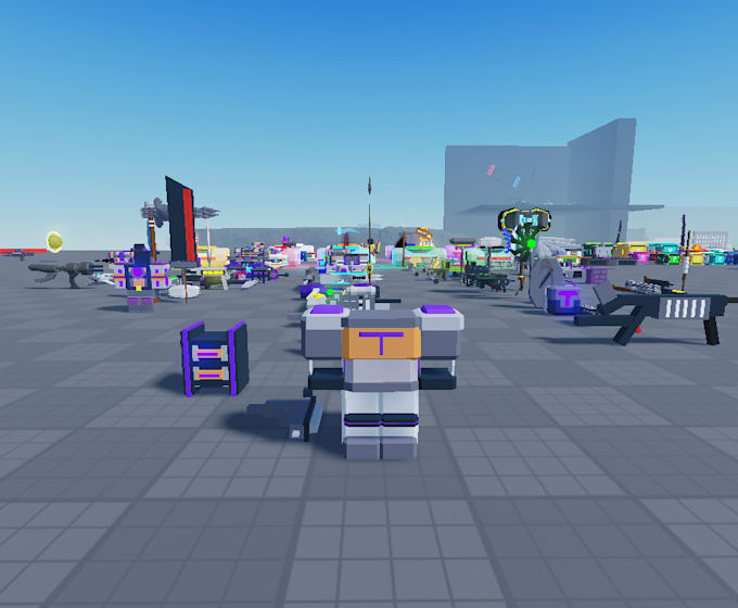 Modeling and building weapons for roblox games by Cyber_rbx | Fiverr