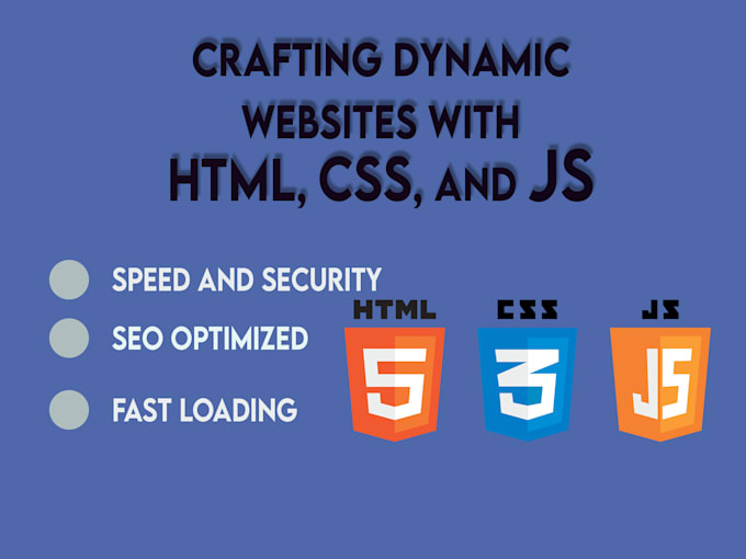 Crafting Your Dynamic Website With Html Css Js And Bootstrap By Talhayouness754 Fiverr
