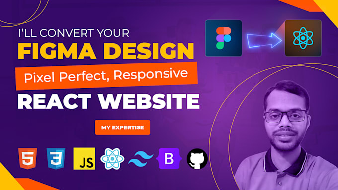 Convert your figma design to pixel perfect react website by ... Convert your figma design to pixel perfect react website by ...