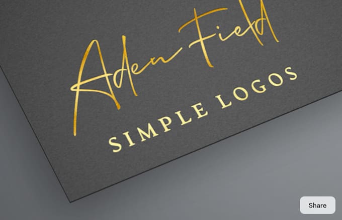 Create a simplistic looking logo by Aden_field | Fiverr