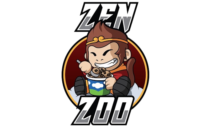 Create animals mascot logo, panda, monkey , phoenix, wolf by ...