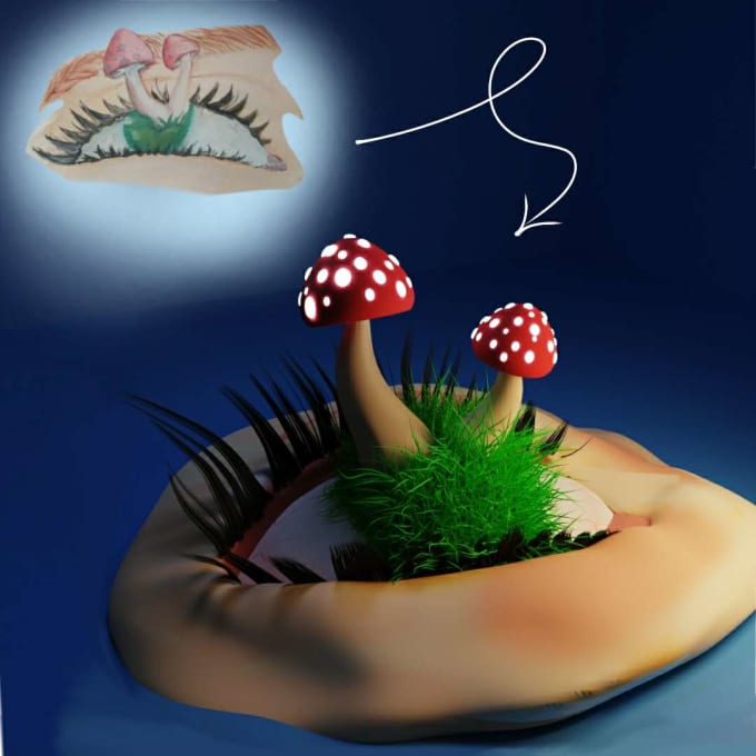 Make a 3d objects for you by Aloshkin | Fiverr