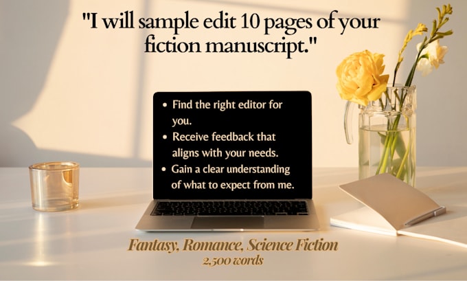Give a sample edit of up to 10 pages of your manuscript by Love1elena ...