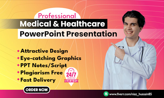 Create professional medical and healthcare powerpoint presentation by ...