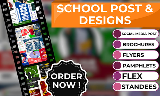 Create educational school posts, flex, brochures, etc by Muaz_shakeel ...