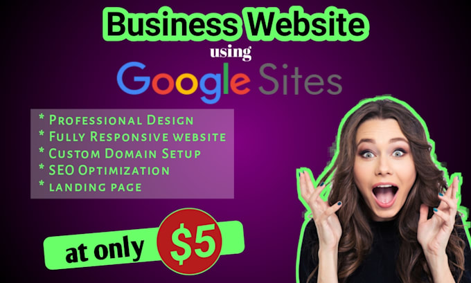 Create a professional website using google sites by Rohangupta12 | Fiverr