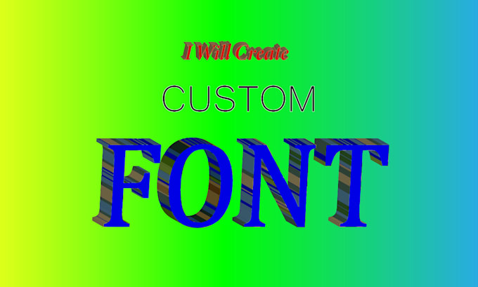 Design custom font style, hand lettering, typography, retro, calligraphy by Shoaibbahadur1 | Fiverr