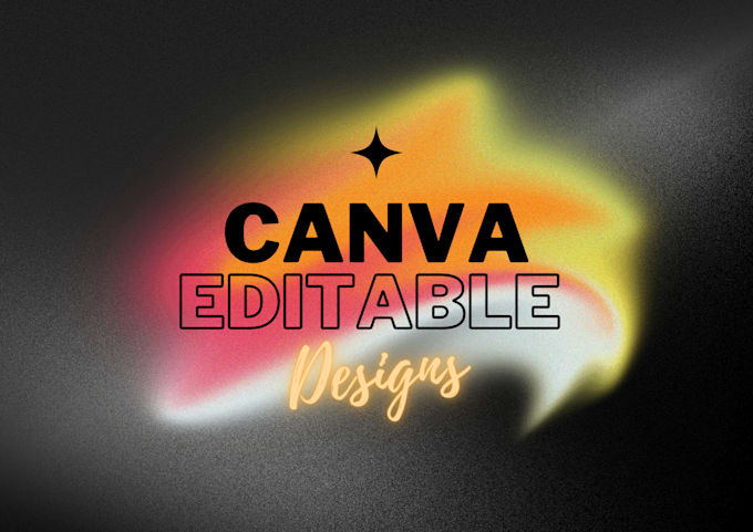 Create editable template designs using canva by Subhan20060 | Fiverr