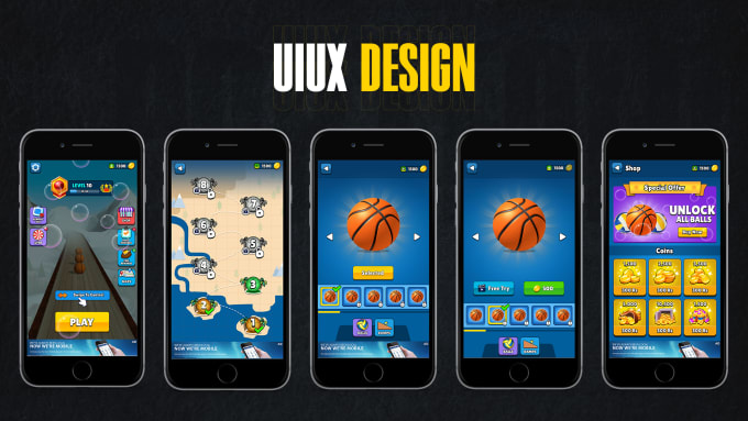 Design a stunning and eye catching games ui by Umaralimalik1 | Fiverr