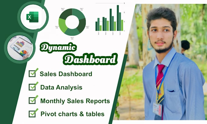 Create Dynamic Dashboard Pivot Chart Using Advanced Excel Formula By