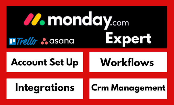Setup Monday For Monday Crm Workflow Notion Trello Asana Monday Workspace By Samwilson001 Fiverr