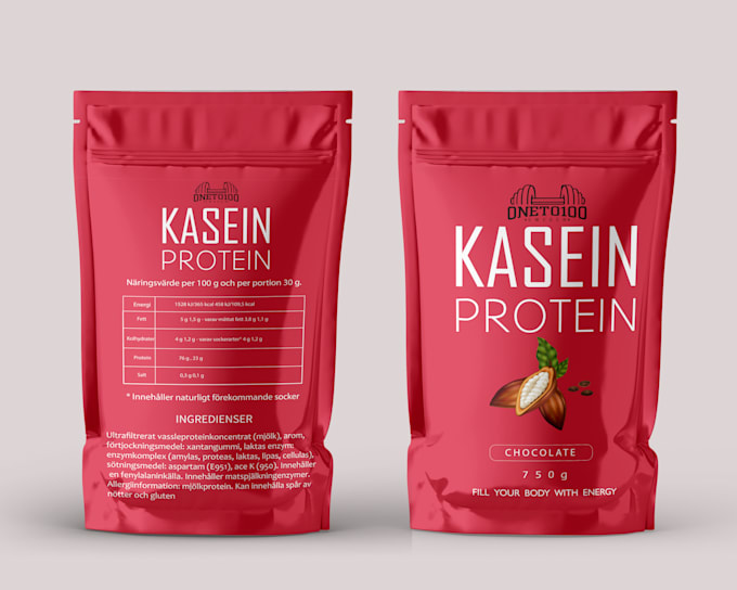 Design custom nutrition label and packaging design by Creative_duaa ...