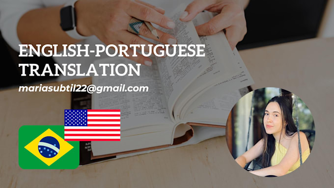 Translate english to brazilian portuguese and vice versa by Marvitil ...