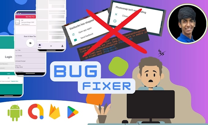 Fix android app bugs, crashes and runtime errors by Ahsankobir | Fiverr