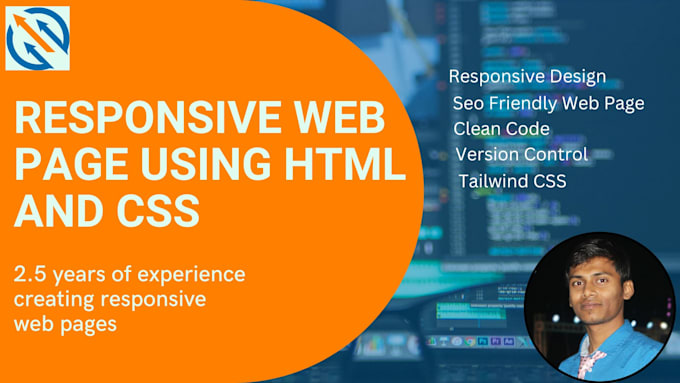 Create Responsive Web Page Using Html Css And Javascript By Digitalgignet Fiverr
