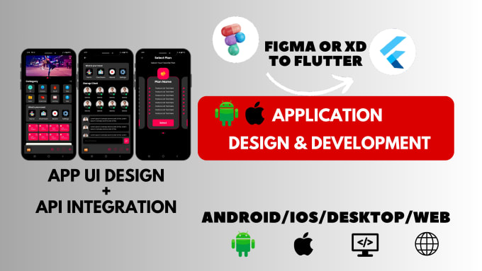 Do Flutter Front End Design For Android Ios And Web By Qazi Umer Fiverr