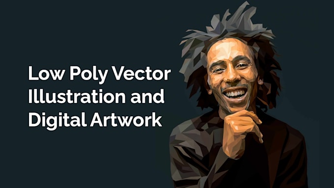 Make low vector illustration digital artwork by Kuddus_2023 | Fiverr