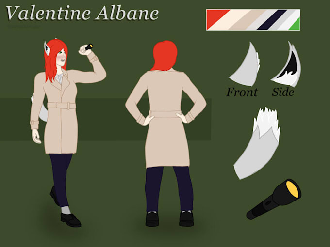 Draw dynamic character reference sheets by Sarcasticsugar | Fiverr