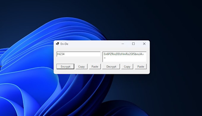 Create a windows application for encrypting and decrypting ids by ...