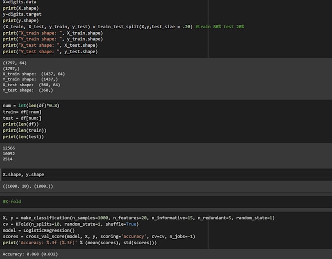 Do machine learning, data science and python tasks by Mr_taha_saqib ...