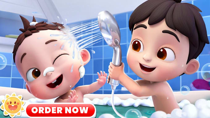 Do 2d 3d animated youtube kids video, nursery rhymes for kids channel ...