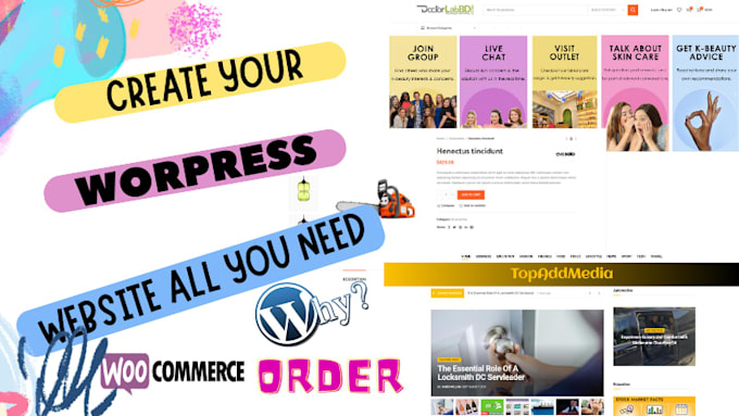 Design your professional wordpress website design by Saim0002 | Fiverr