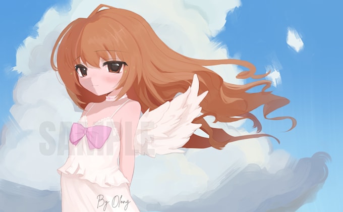 Draw early 2000s anime art style illustration by Trasuaolong | Fiverr