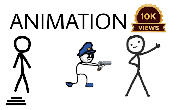 Create stunning 2d stickman animations and draw stick figures for your project by Cr7heistyt ...