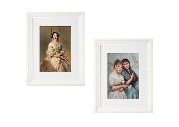 Create classical portraits of pop culture icons by Themaximalink | Fiverr