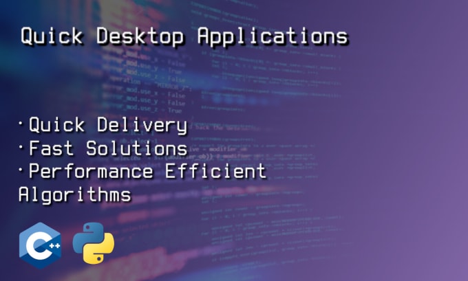 Do your custom desktop or cli application in c cpp or python by ... Do your custom desktop or cli application in c cpp or python by ...