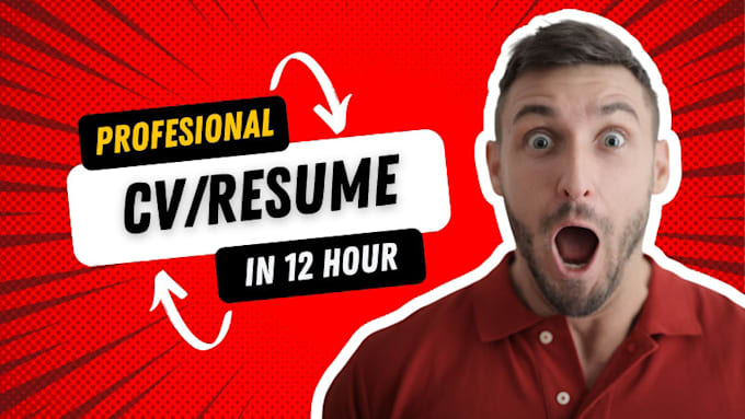 Design professional eye catching resume or cv design and cover letter ...