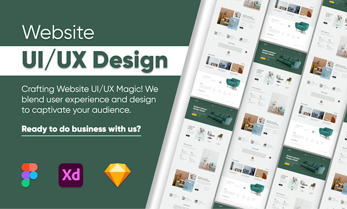 Design intuitive ui ux for websites and apps with figma by ...