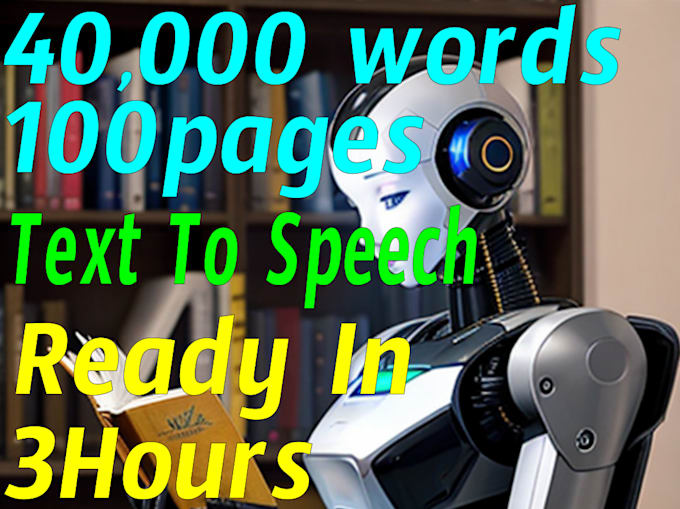 Create text to speech human like audio with either male or female tts ...