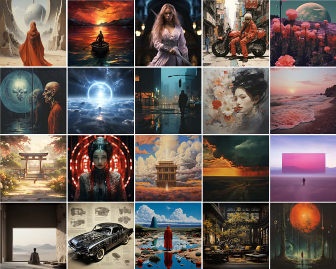 Create custom ai art using midjourney by Justnoiz | Fiverr