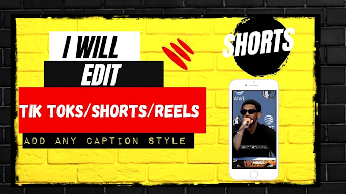 Add captions and edits to shorts reels tik toks by Sbuisness | Fiverr