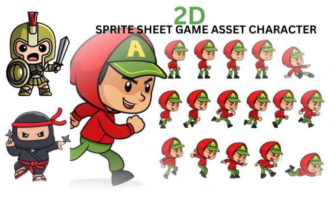 Do cartoon character sprite sheet, anime character sprite sheet by ...