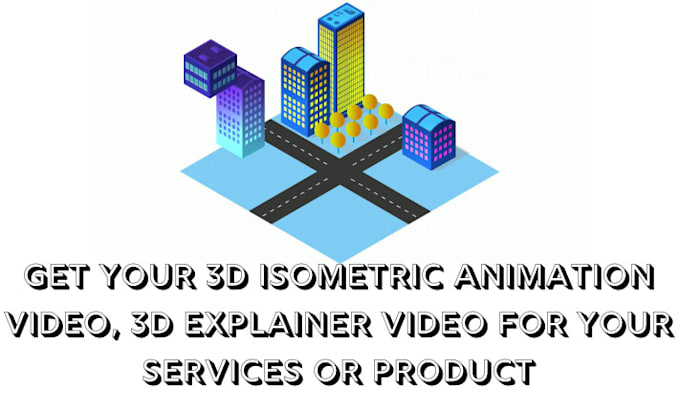 Do 3d isometric animation videos, 3d explainer video, blockchain animation by Visualvid | Fiverr
