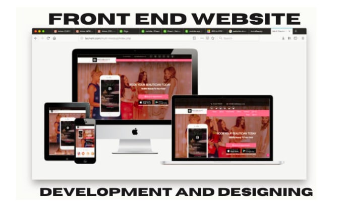 Create A Stunning Front End Website With Html Css And Javascript By Mubbashersiraj Fiverr