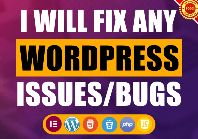 Fix wordpress elementor bug, errors, issues, fix html, css, php ... Fix wordpress elementor bug, errors, issues, fix html, css, php ...