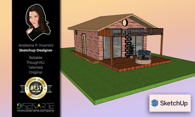 Tiny House Sketchup Model: Dessiner Une Tiny House – IMBN