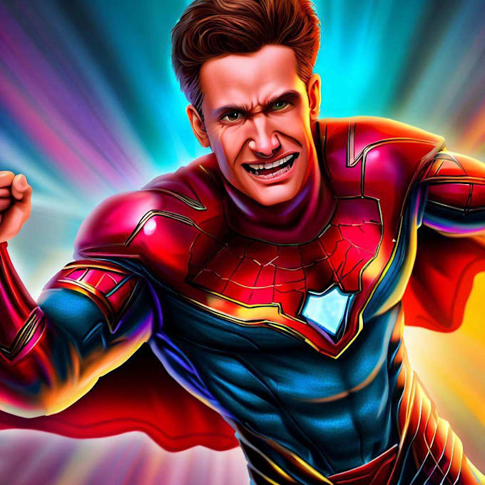Create a superhero character by Nemre06 | Fiverr