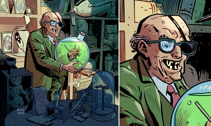 Gore geous horror comic art by Jotace77 | Fiverr